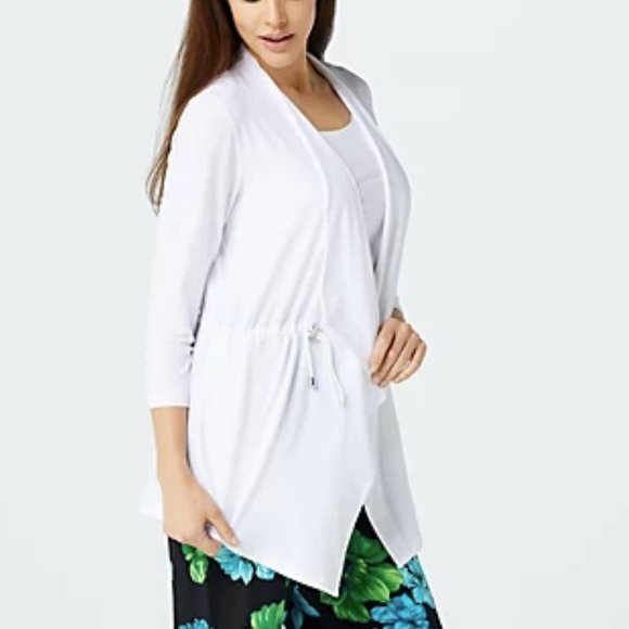 Susan Graver | Sweaters | Susan Graver Liquid Knit Anorak Style Cardigan 1973 | Poshmark